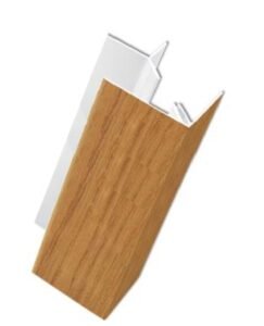 2 Part Cladding External/Internal Corner Trim 5mtr Irish Oak Upvc ...