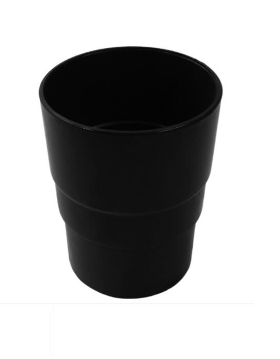 Black Round Downpipe Socket/Joint - Tradeline Pvc Limited
