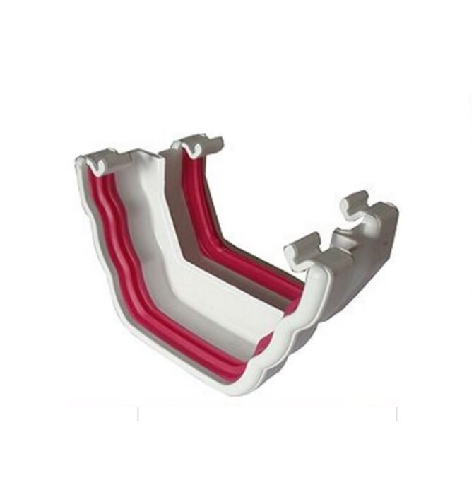 White Ogee Guttering - Ogee to Square Gutter Adaptor - Tradeline Pvc ...