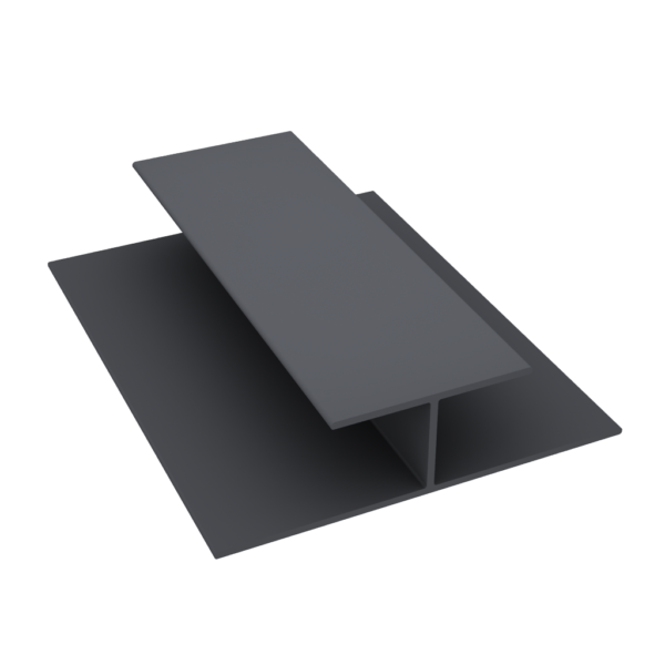 Anthracite Grey Cladding Upvc Jointing Trim-3m - Tradeline Upvc Limited