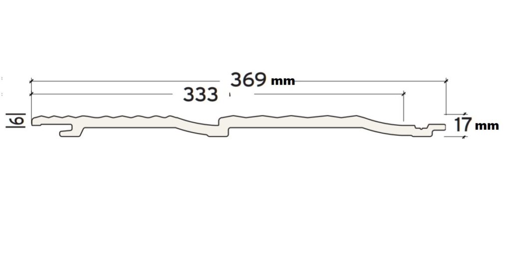 Anthracite Grey Fortex 333mm Double External Cladding