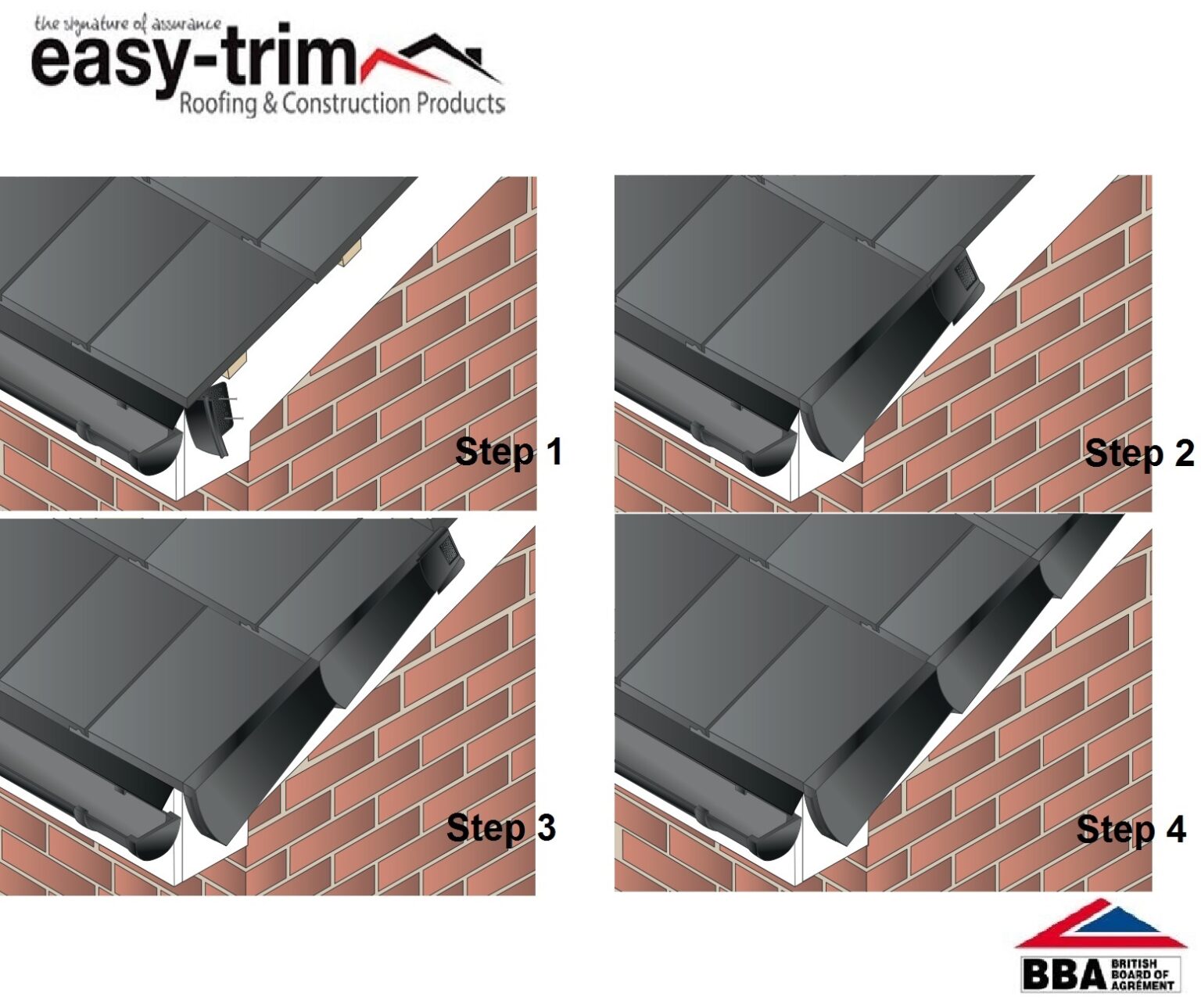 Universal Dry Verge System - Tradeline Pvc Limited