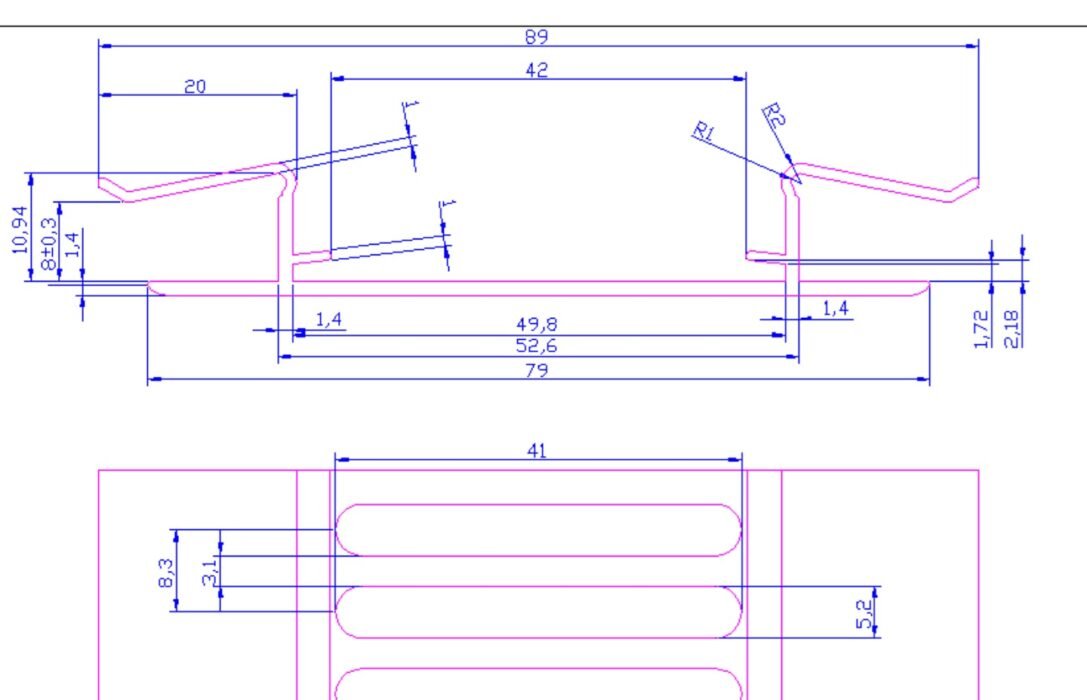 White-Continous Vent Trim-5m Tradeline Upvc Limited